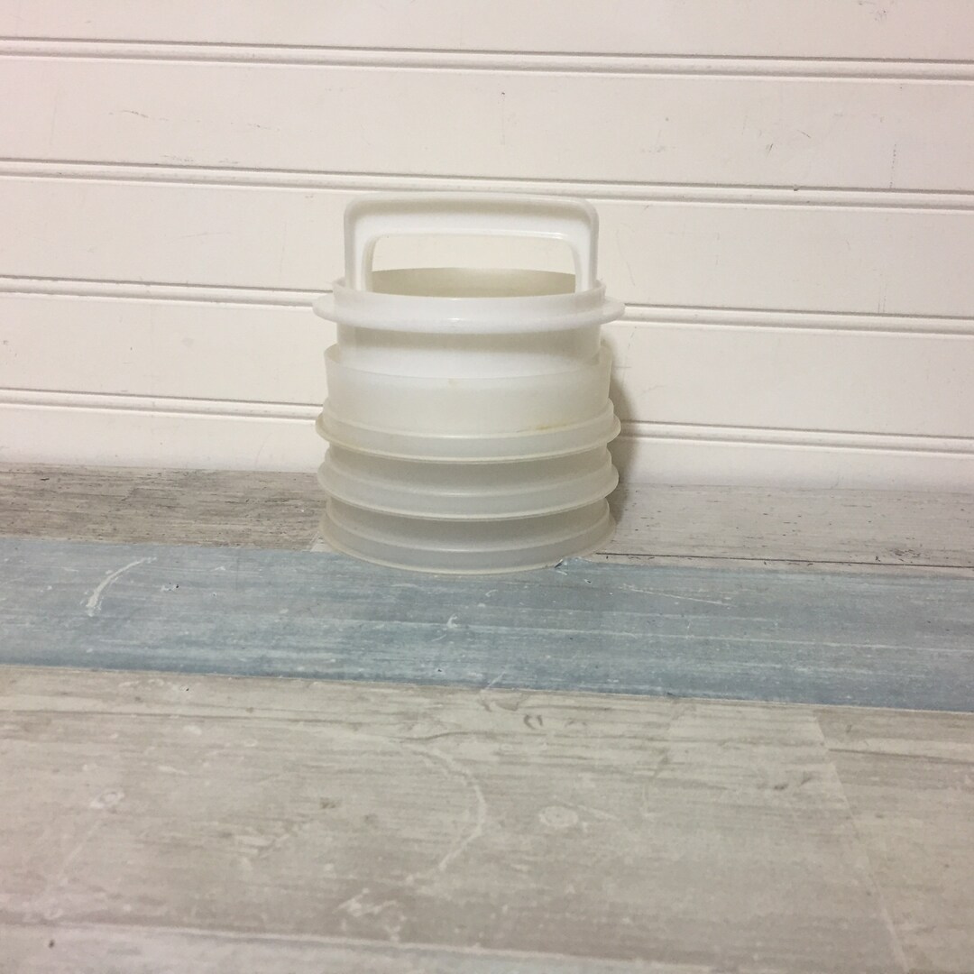Tupperware Hamburger Patty Storage Keepers 882, Set of 3, Press and ...