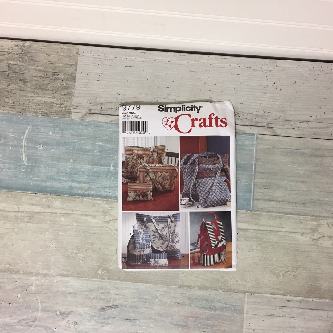 Simplicity Crafts Sewing Pattern 9779 Purses Totes - Etsy
