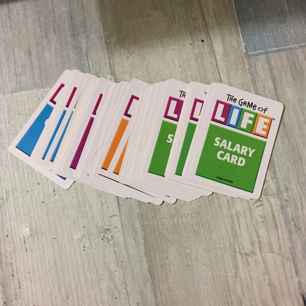 The Game of Life Career Cards - Etsy