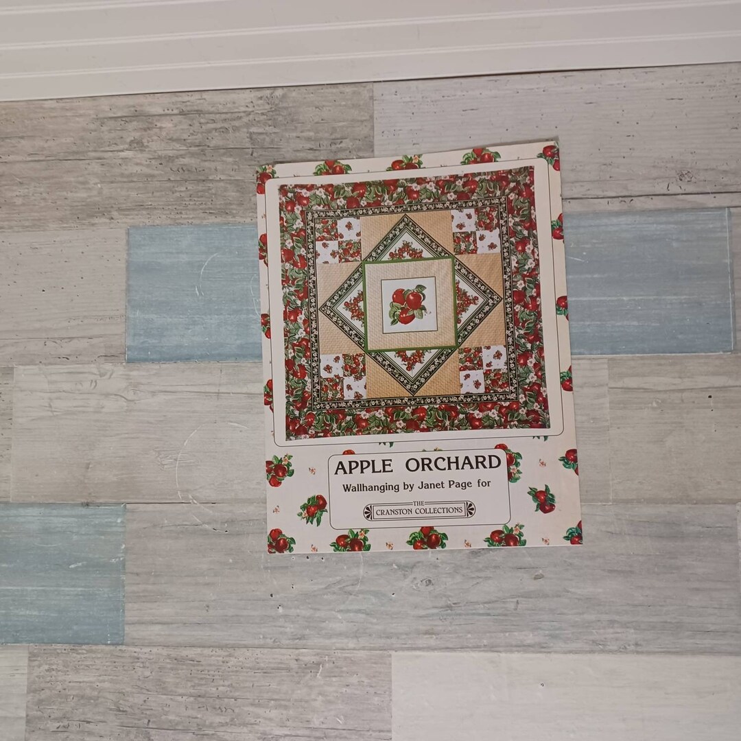 Apple Orchard Quilt Pattern 8880 Wall Hanging, Janet Page Simplicity ...