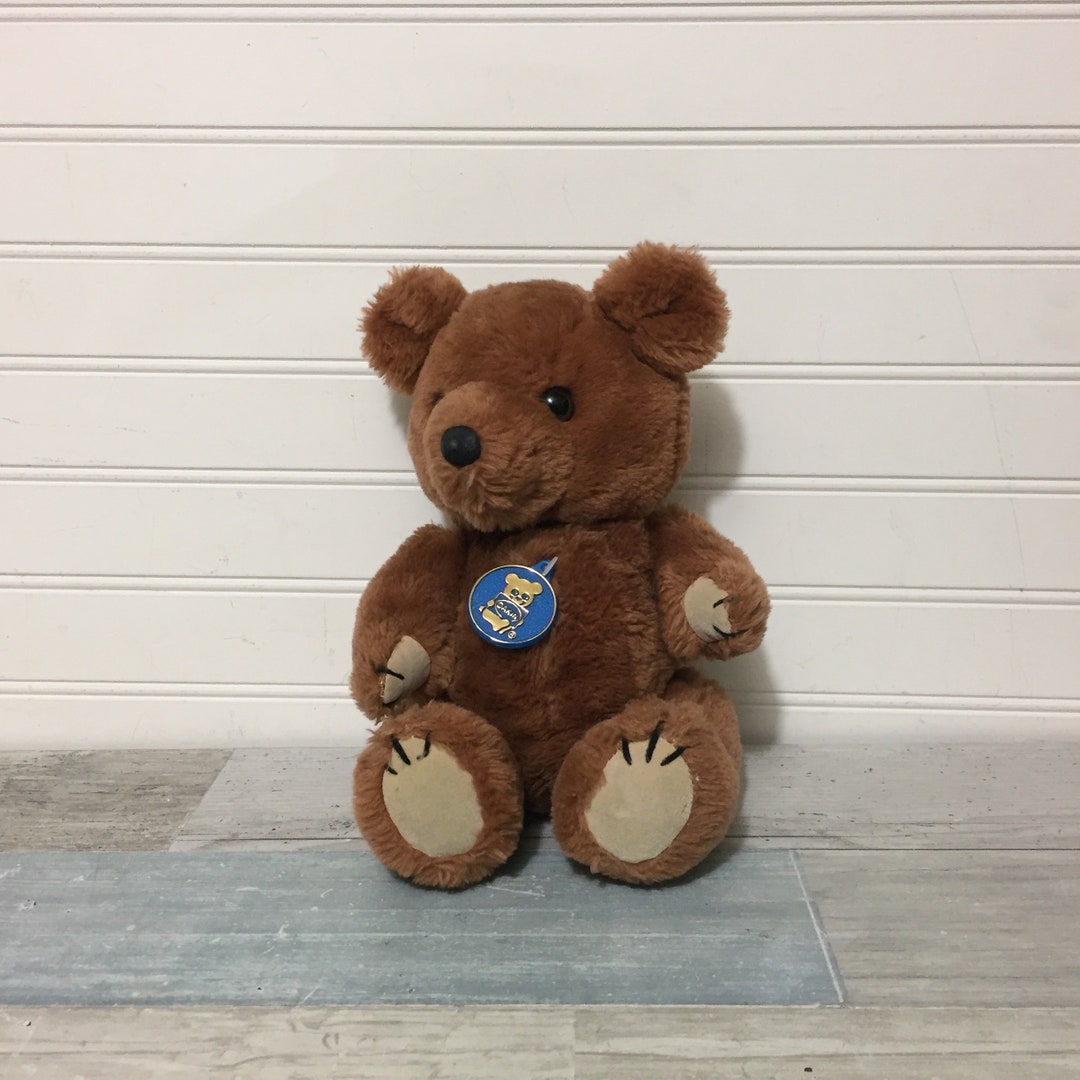 Vintage Dakin Brown Teddy Bear Jointed 1981 Plush Toy - Etsy
