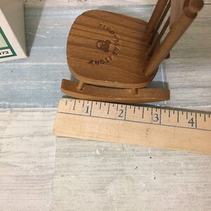 Vintage Applause Teddy Bear Story Wood Rocking Chair #19073 - Etsy