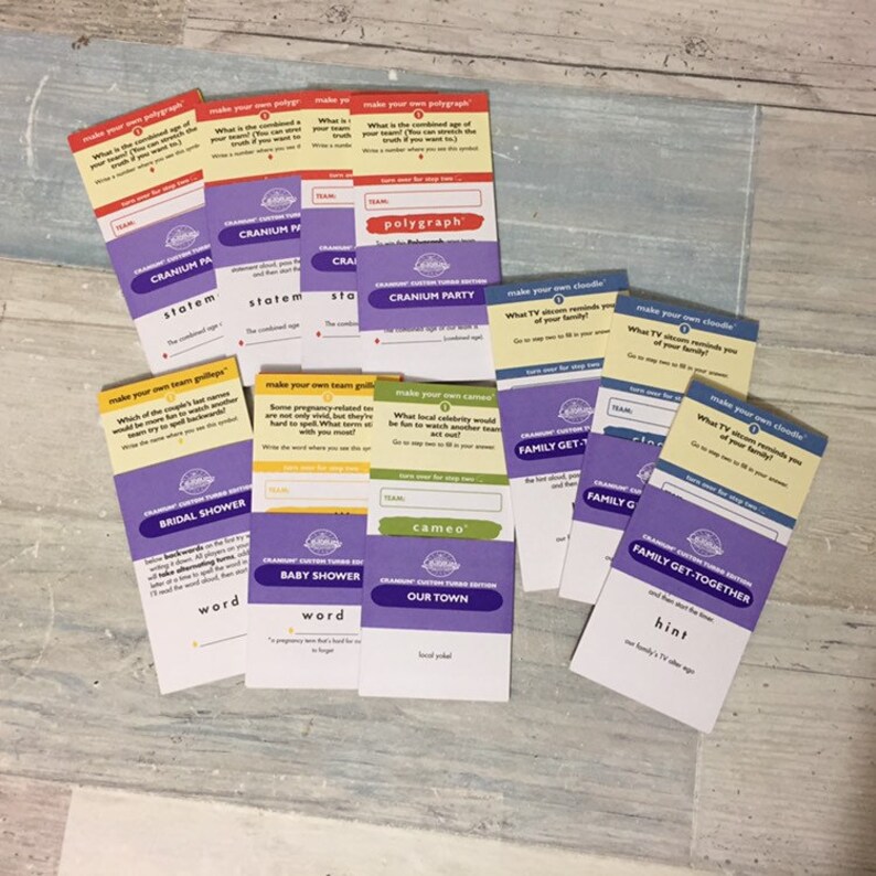 Cranium Bonus Party Pack Cards - Etsy
