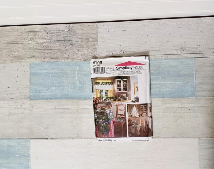 Simplicity House Sewing Pattern 8106 Kitchen Essentials Uncut Apron ...