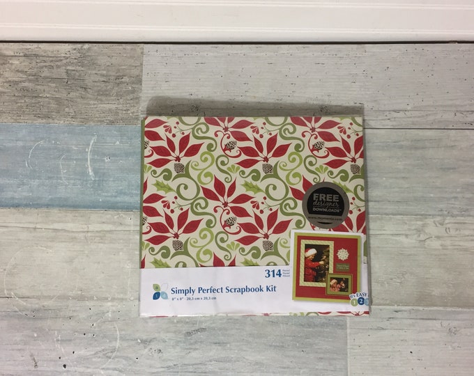 Momenta Simply Perfect Scrapbook Kit Christmas 314 Pieces 8" X 8" - Etsy