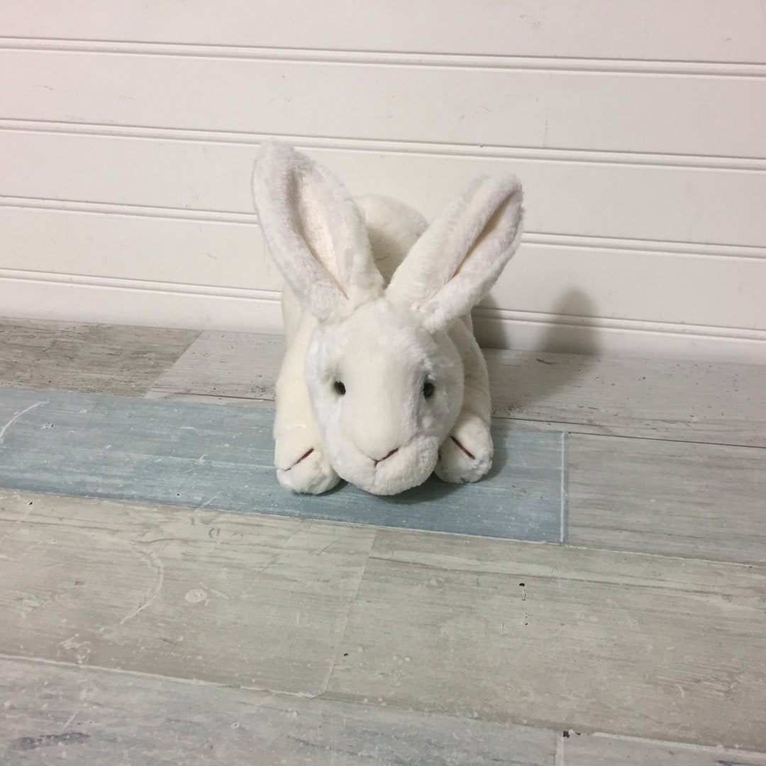RUSS Berrie White Plush Rabbit COOPER 8" - Etsy