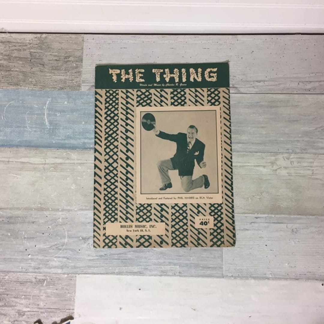 The Thing Vintage Piano Sheet Music - Etsy