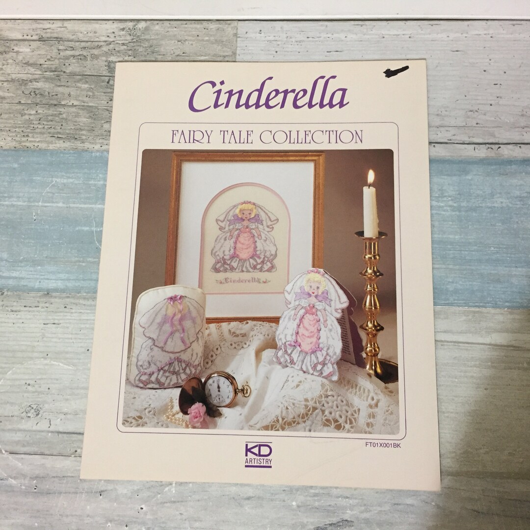 Cinderella Cross Stitch Patterns Chart Booklet Fairy Tale Collection ...