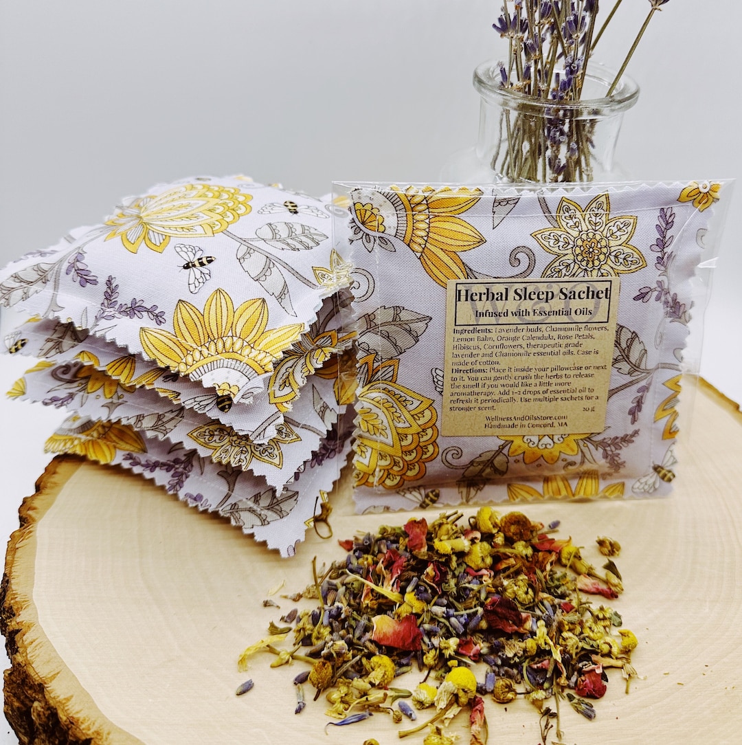 Dreamy Herbal Sleep Sachet: Relaxing Aromatherapy for a Restful Night ...