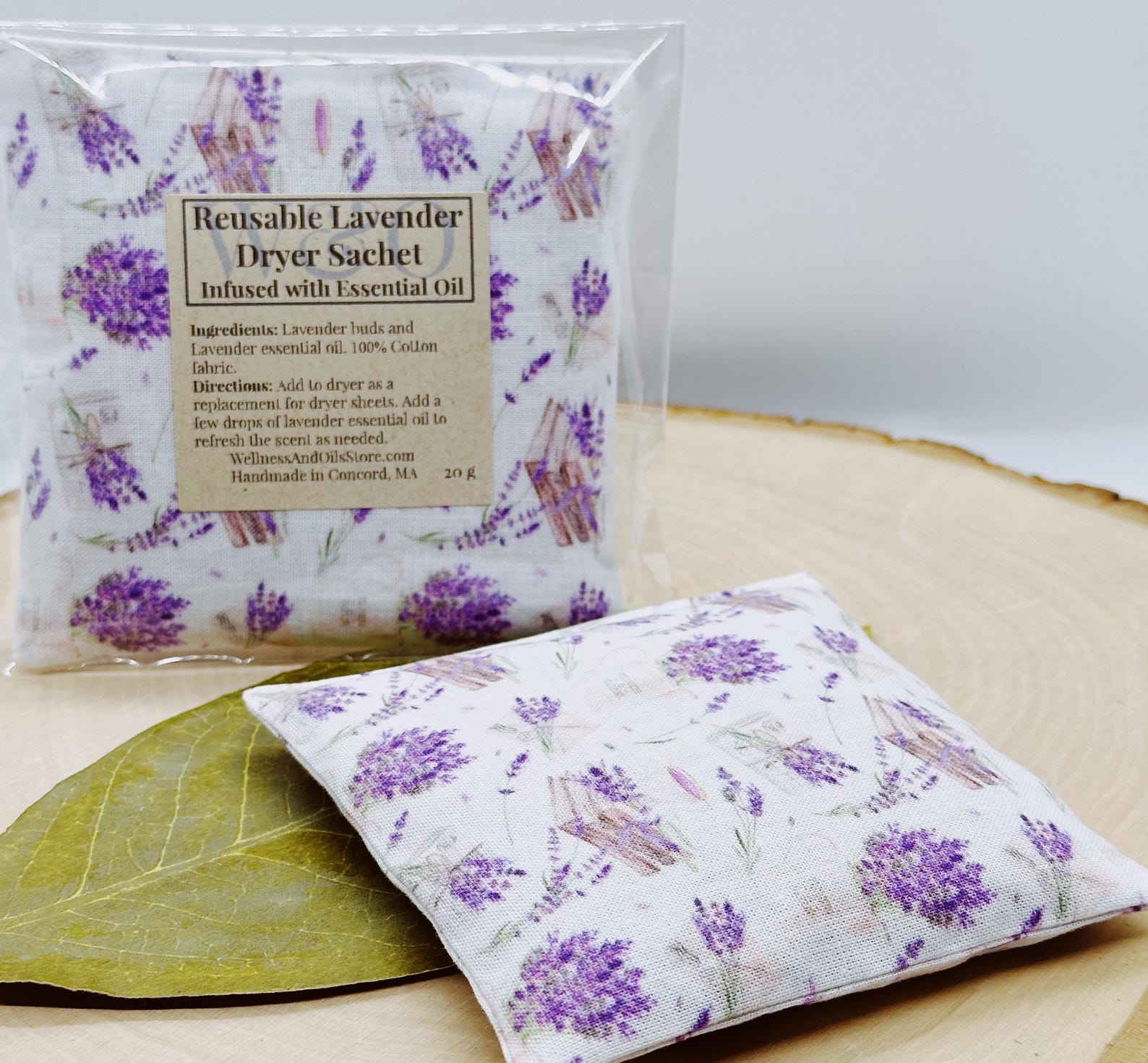 Lavender Dryer Sachet: Reusable Aromatherapy Bag, Eco-friendly Laundry ...