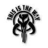 Mandalorian Logo This is the Way Vinyl Cut Decal - Etsy