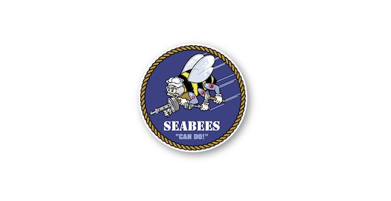 Seabees Vinyl Sticker/decal | Etsy