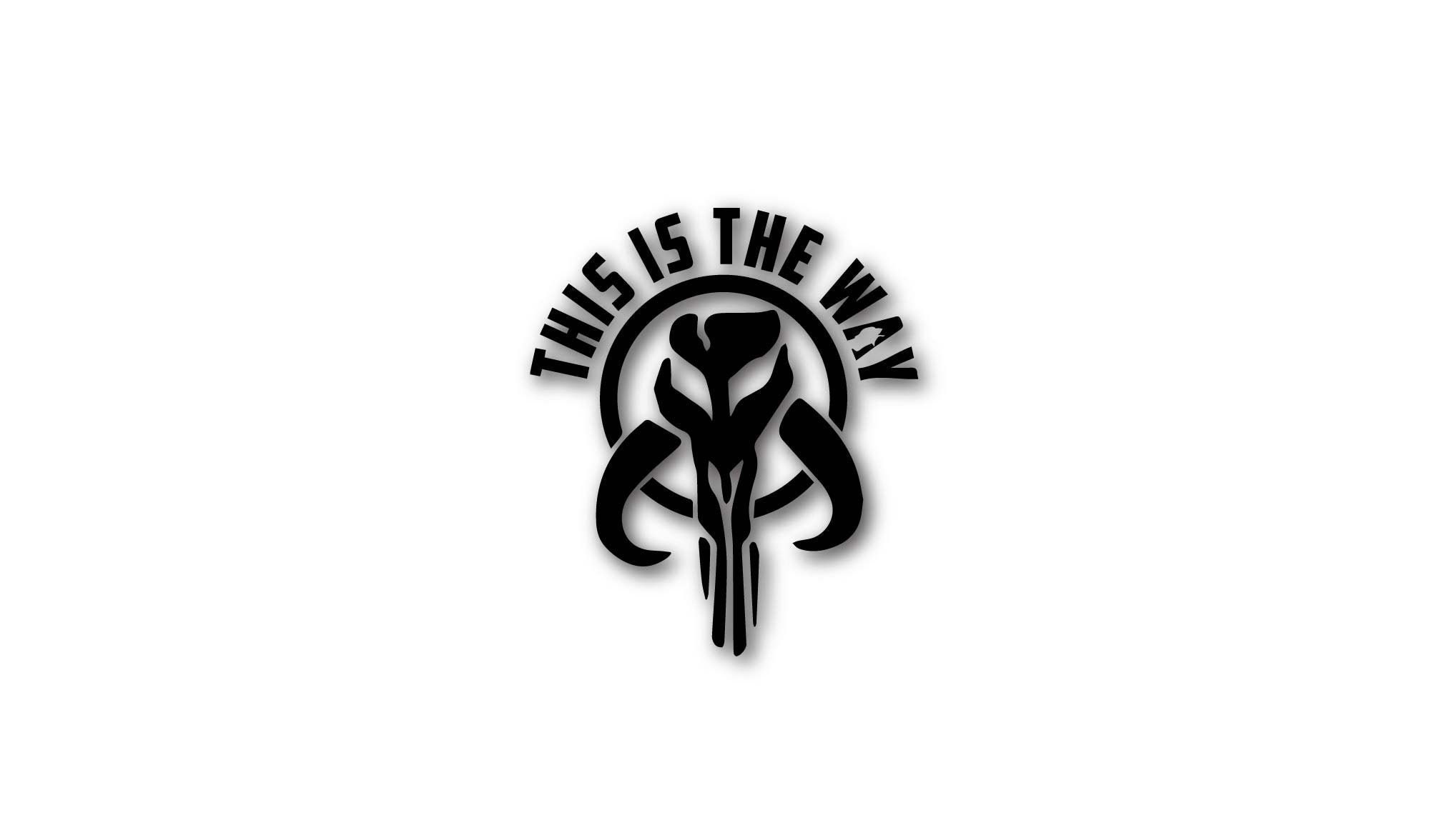 Mandalorian Logo This is the Way Vinyl Cut Decal - Etsy