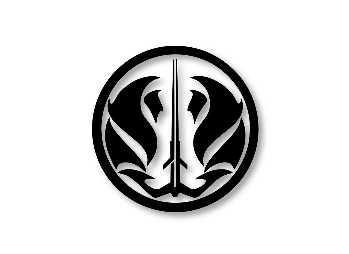 Grey Jedi Code Vinyl Decal - Etsy