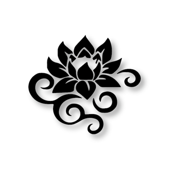Lotus Decal - Etsy