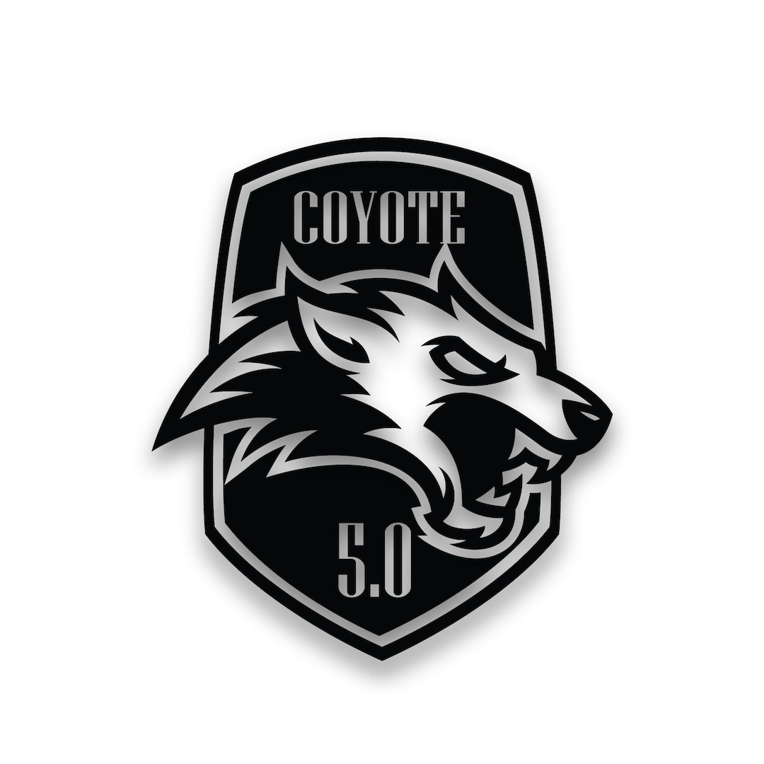 Coyote 5.0 V8 Vinyl Cut Sticker Decal - Etsy