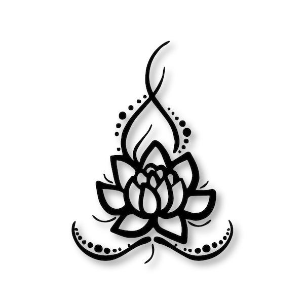 Lotus Decal - Etsy