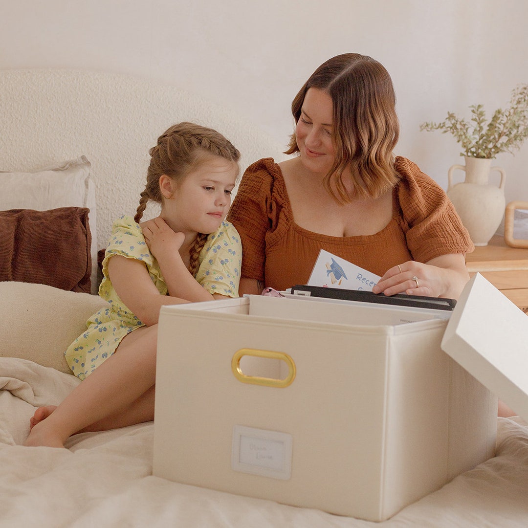 Keepsake Memory File Box - for School Years - Etsy Australia