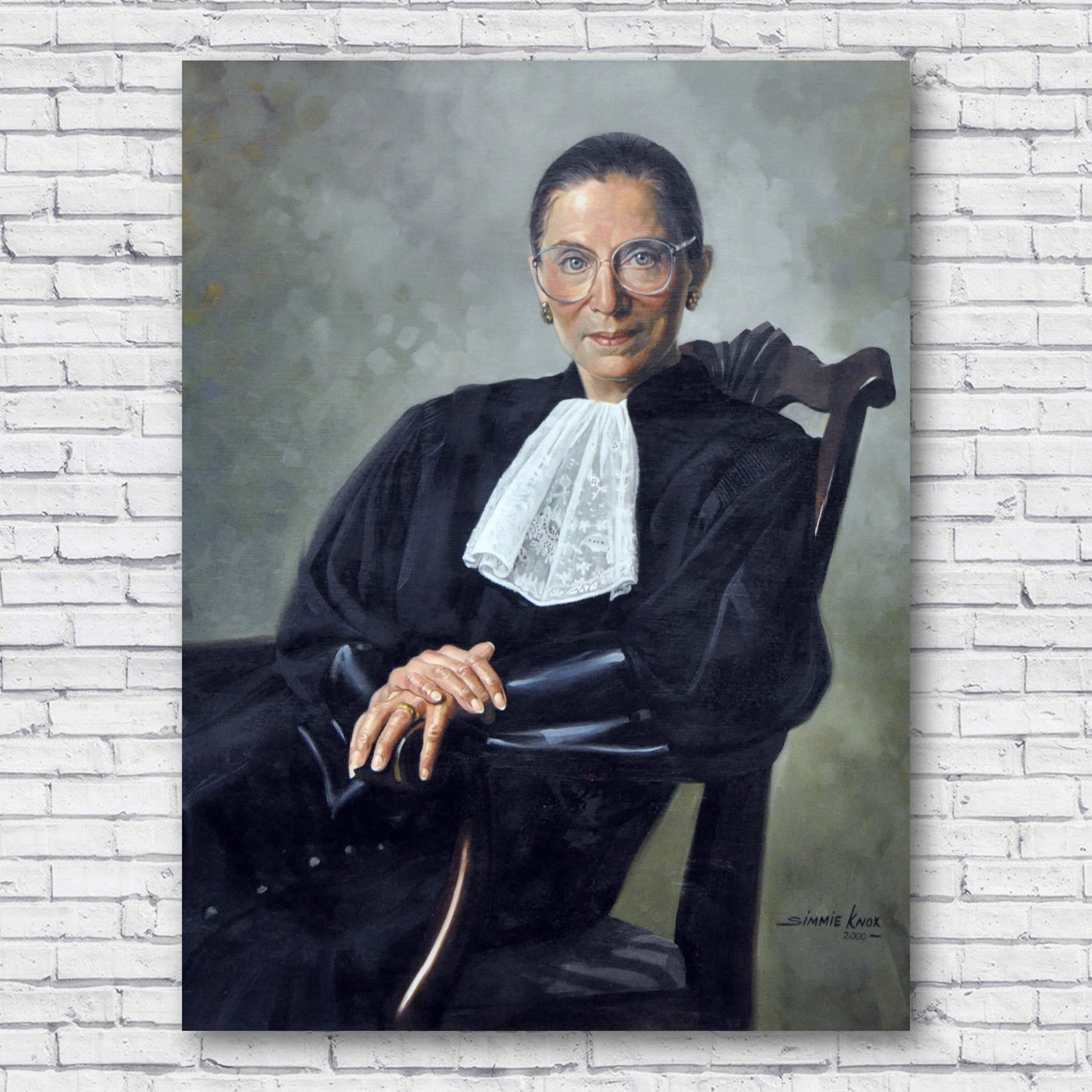 Ruth Bader Ginsburg Supreme Court Justice Painting Poster | Etsy