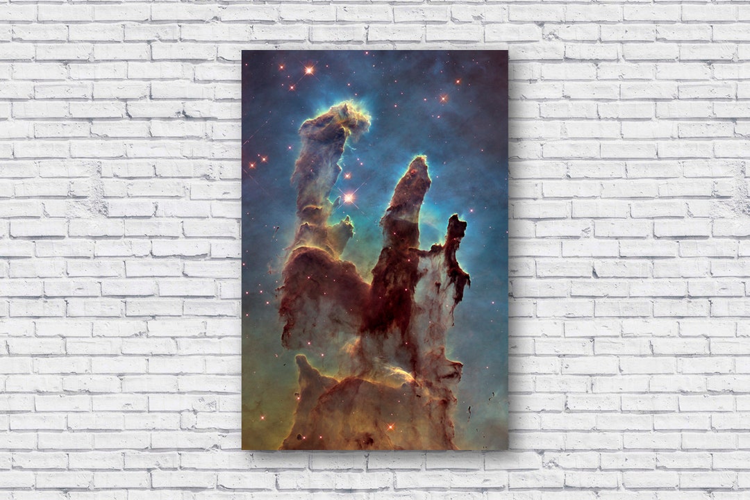 LARGE Pillars of Creation Poster, NASA Poster, Hubble Telescope ...