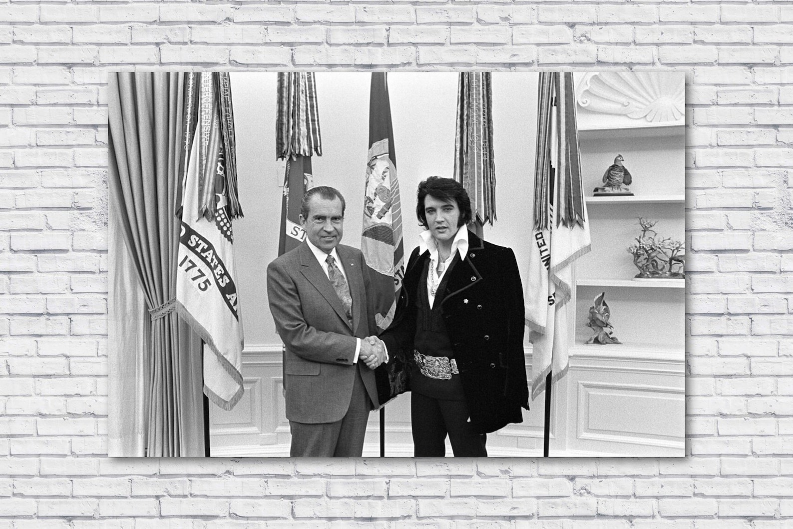 Elvis Meets Nixon Poster, the President & the King 1970 Vintage Poster ...