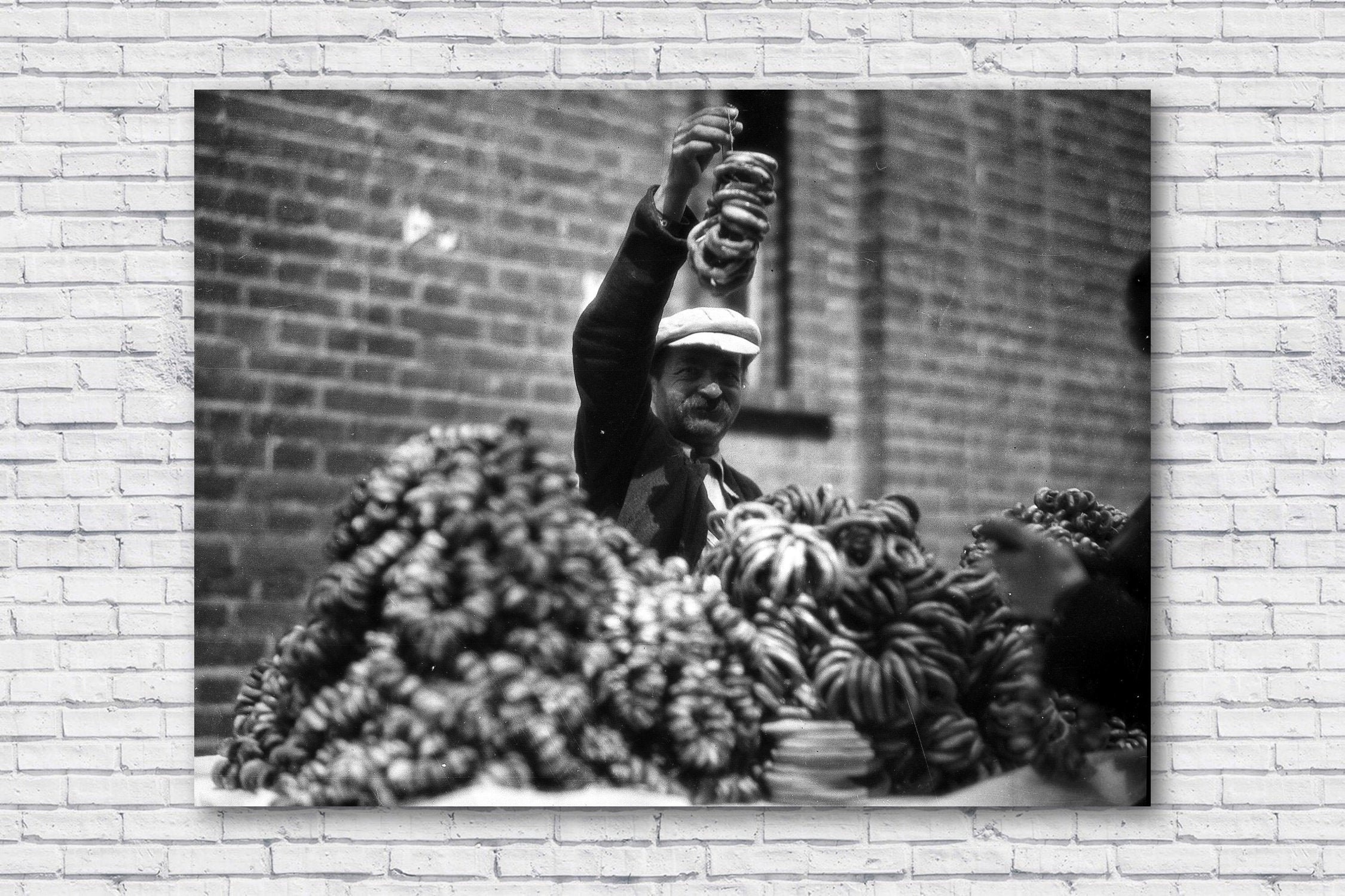 The Bagel Salesman, 1935 Photograph Photo Poster Print, Breakfast ...