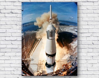 Saturn V Rocket Poster - Etsy