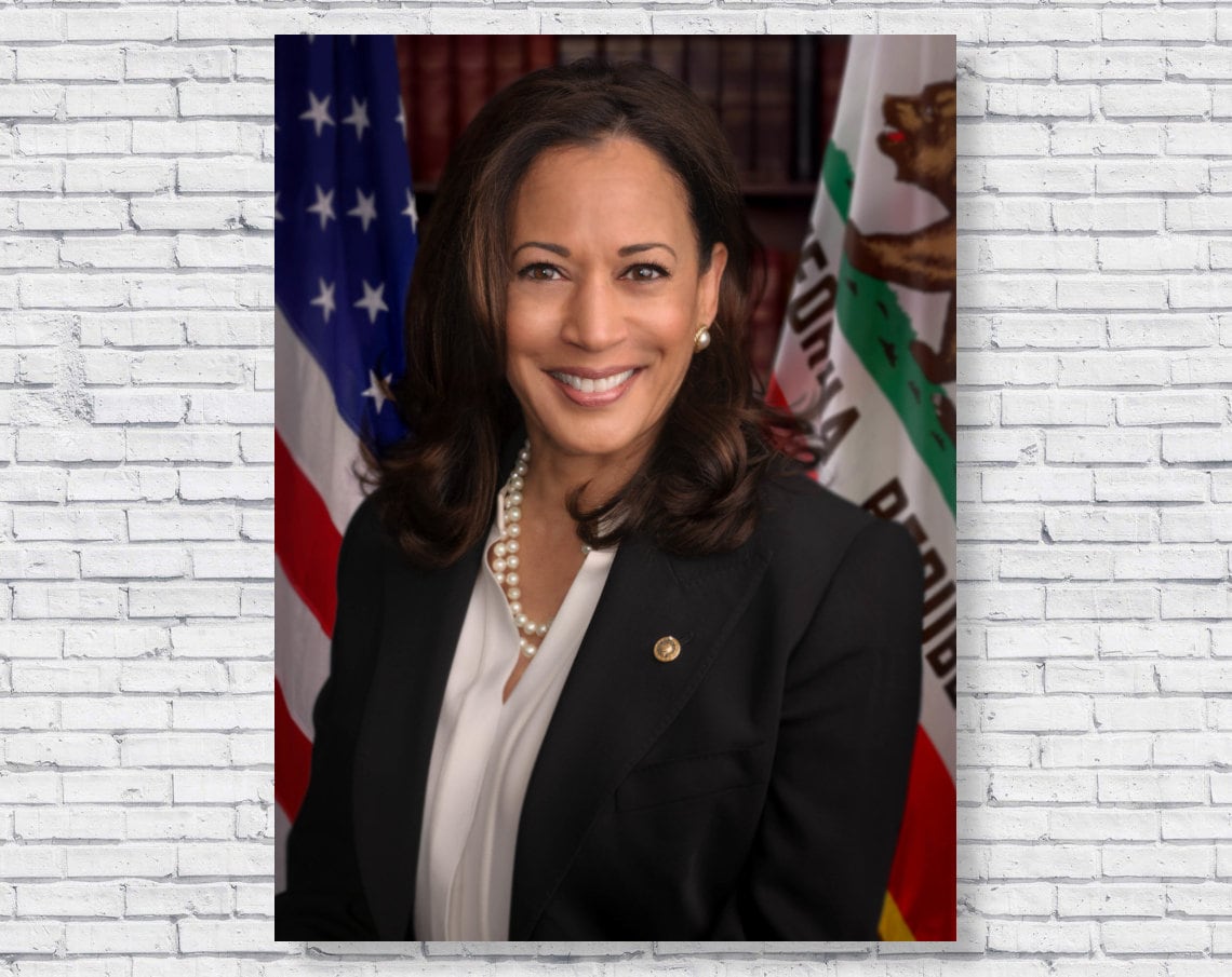 Kamala Harris Official Photo Poster Print, Vice President of the United ...