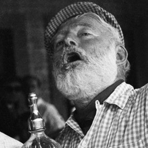 Ernest Hemingway Drinking With Friends at a Bar in Havana Cuba 1959 ...