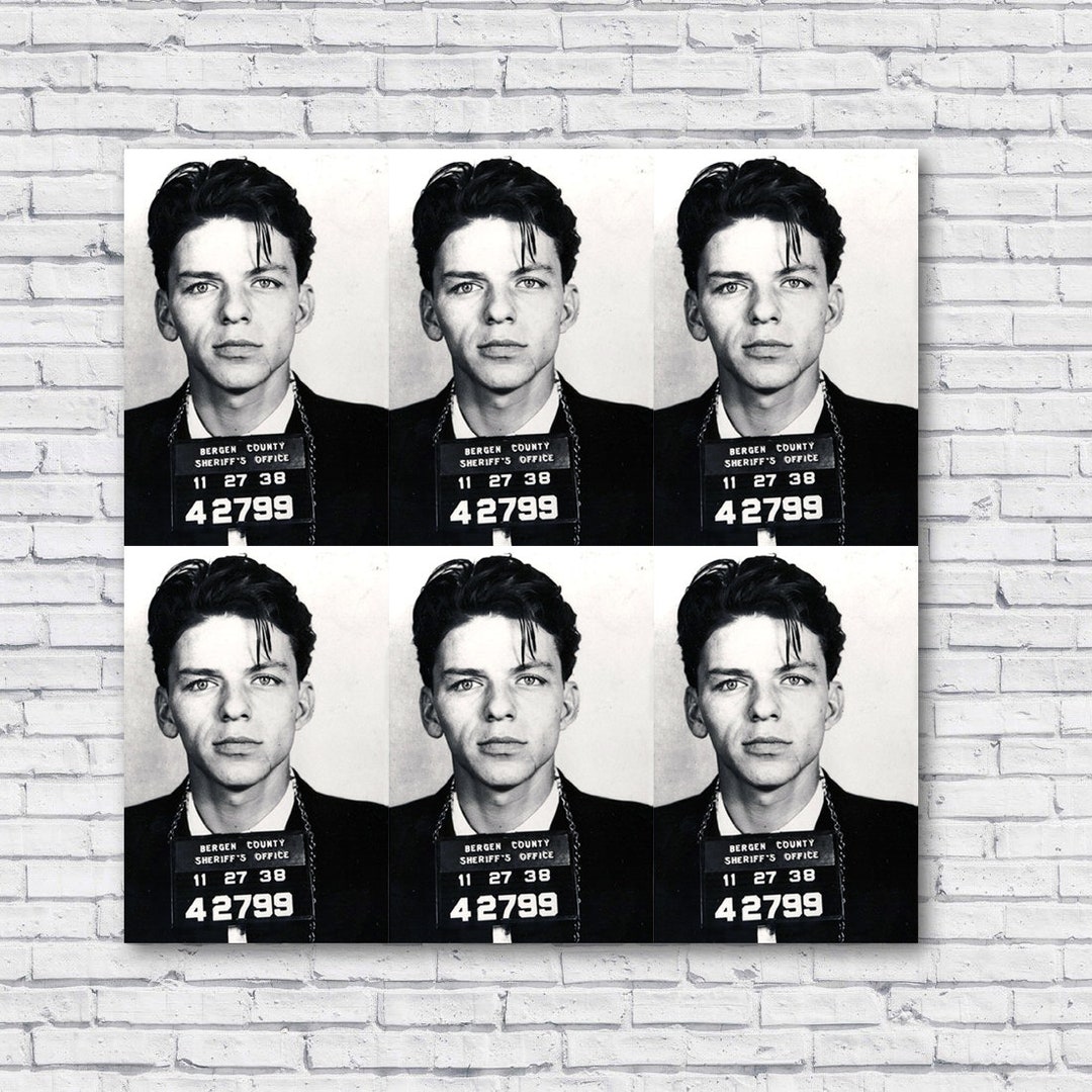 Frank Sinatra Mugshot 1938 Fine Art Poster Print Wall Art Home Decor ...