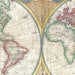 Large 1794 World Map, Samuel Dunn, A General Map of the World, Vintage ...