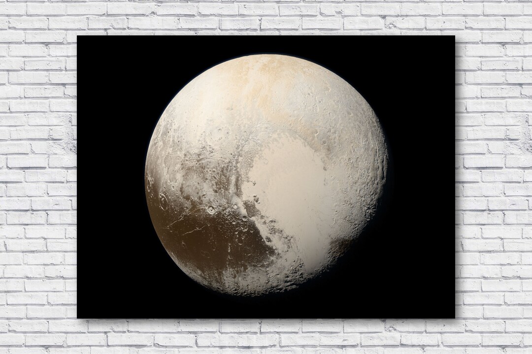 LARGE Pluto Poster, NASA Pluto Poster, Pluto Planet Poster, Wall Art ...