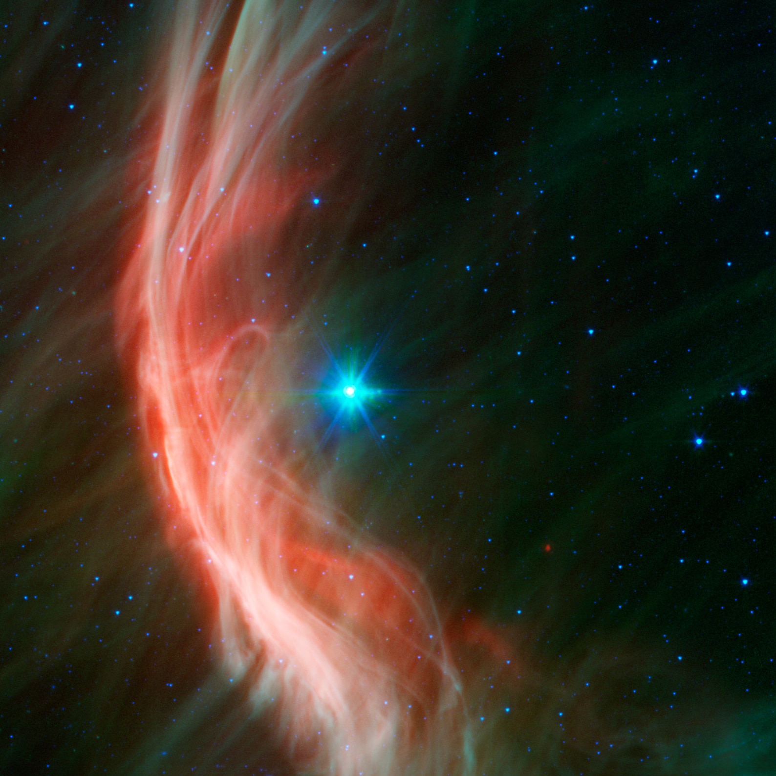 Star Bow Shock Poster Zeta Ophiuchi Galactic Bow Shock Wave - Etsy