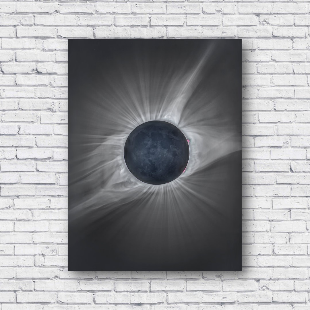 Solar Eclipse Poster, Solar Eclipse During Totality, Total Solar ...