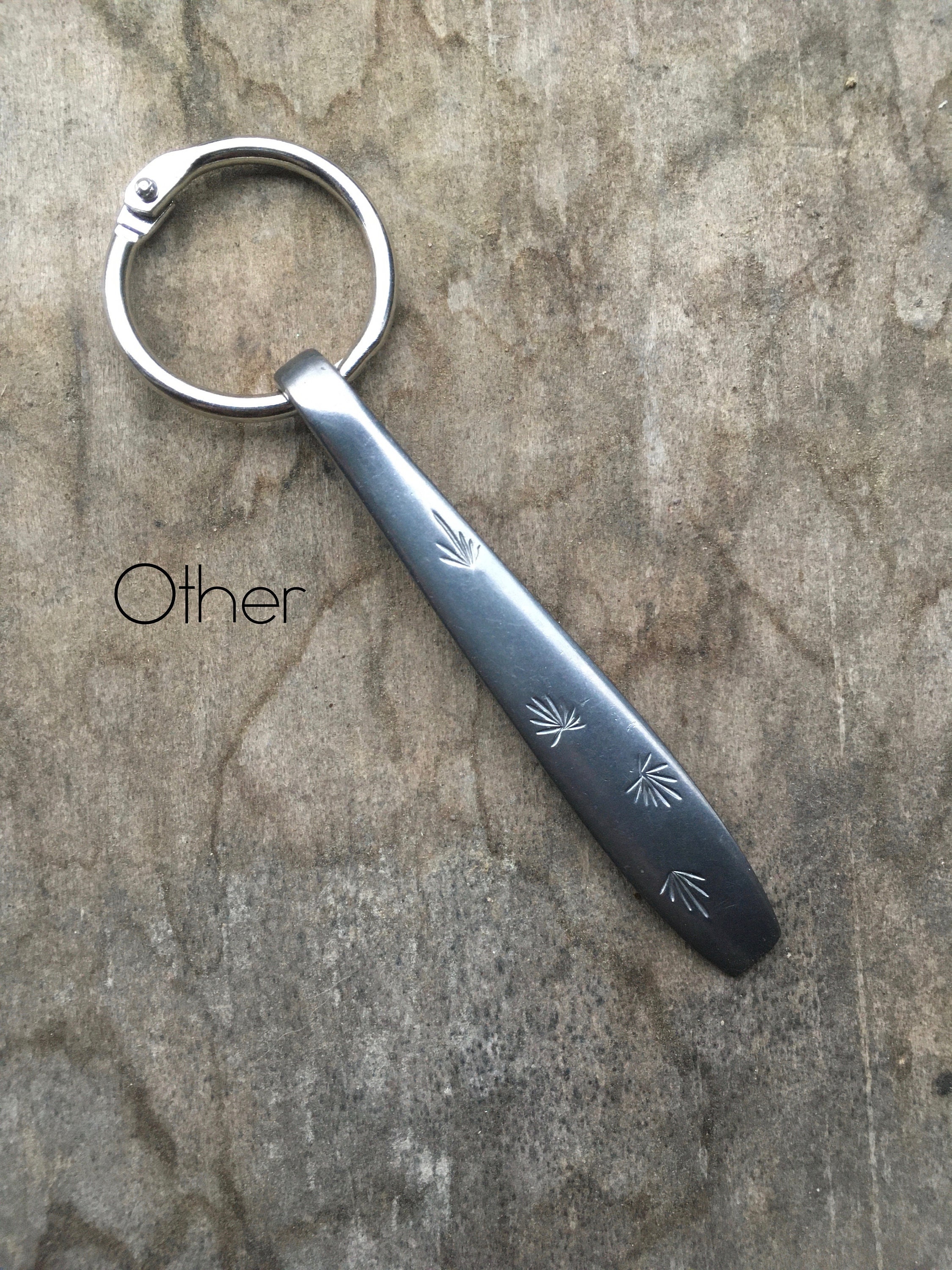Spoon Key Chain Spoon Handle Key Chain Vintage Spoon Magic Wand ...