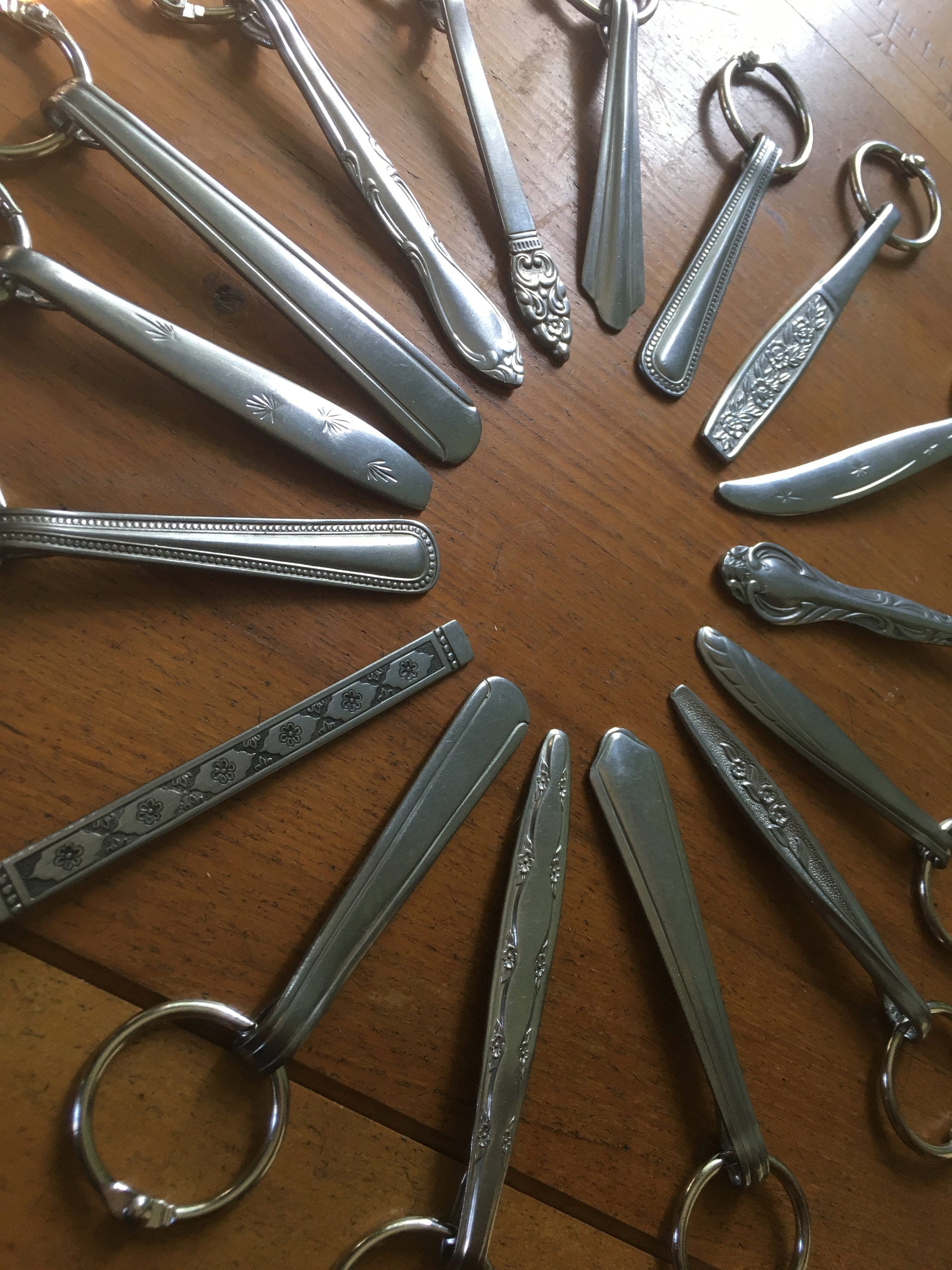 Spoon Key Chain Spoon Handle Key Chain Vintage Spoon | Etsy