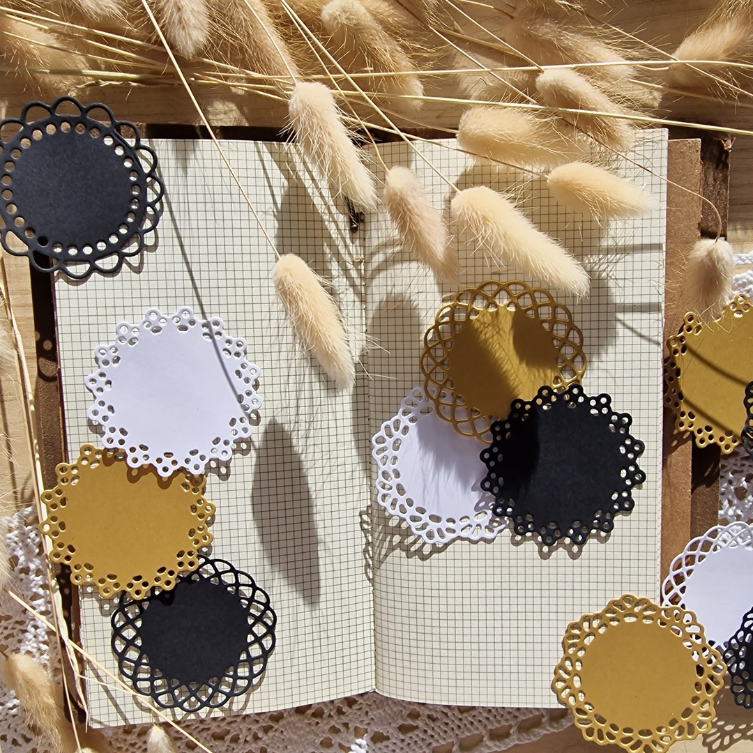 Set of 12 Framing Die Cut Journaling Doilies - Etsy