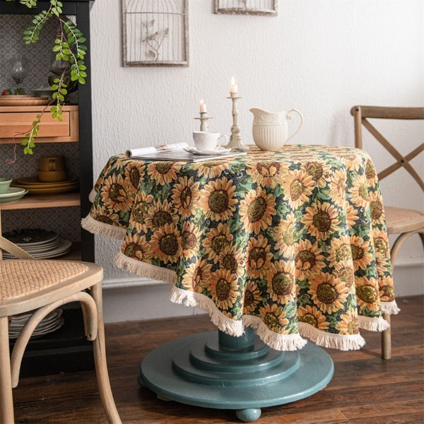 Fringed Tablecloth - Etsy