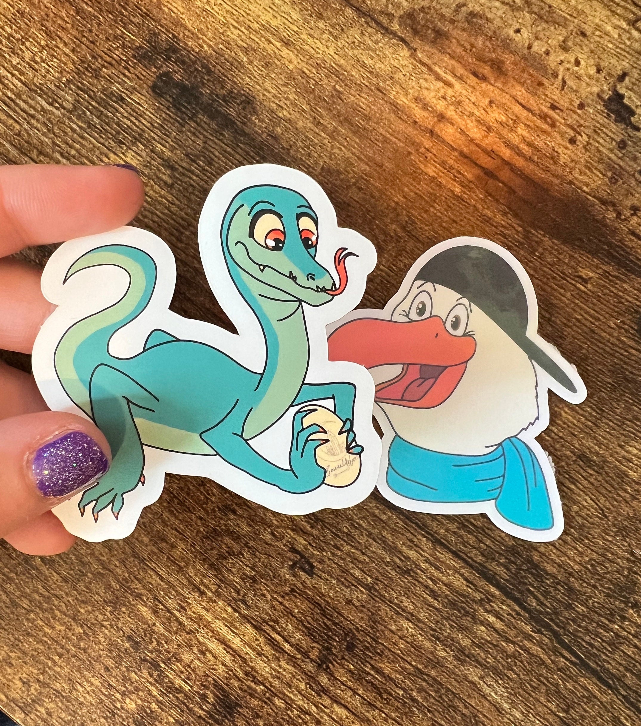 The Rescuers Down Under 3 Inch Stickers Bianca & Bernard, Wilbur, and ...