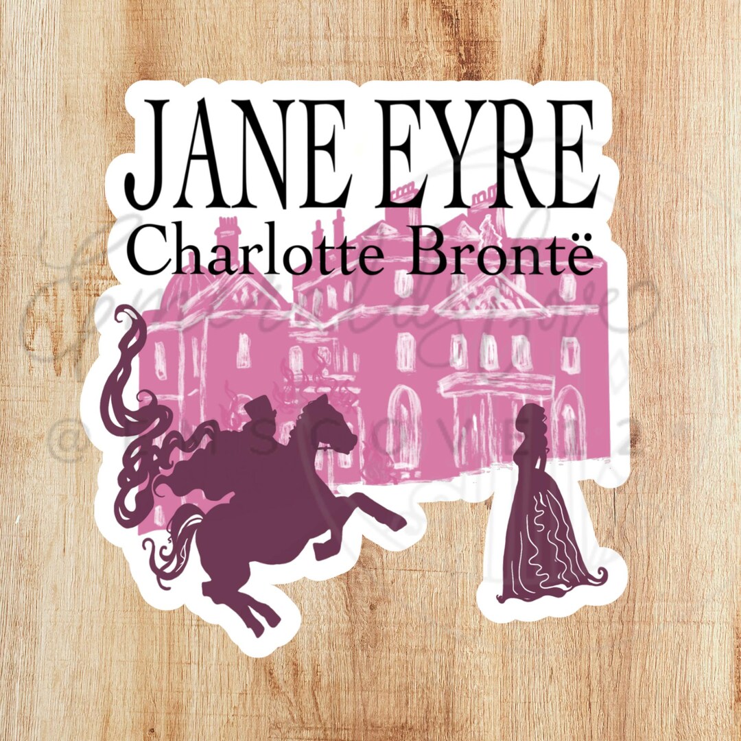 Jane Eyre Holographic Sticker Book Sticker Hydroflask Decal Waterbottle ...