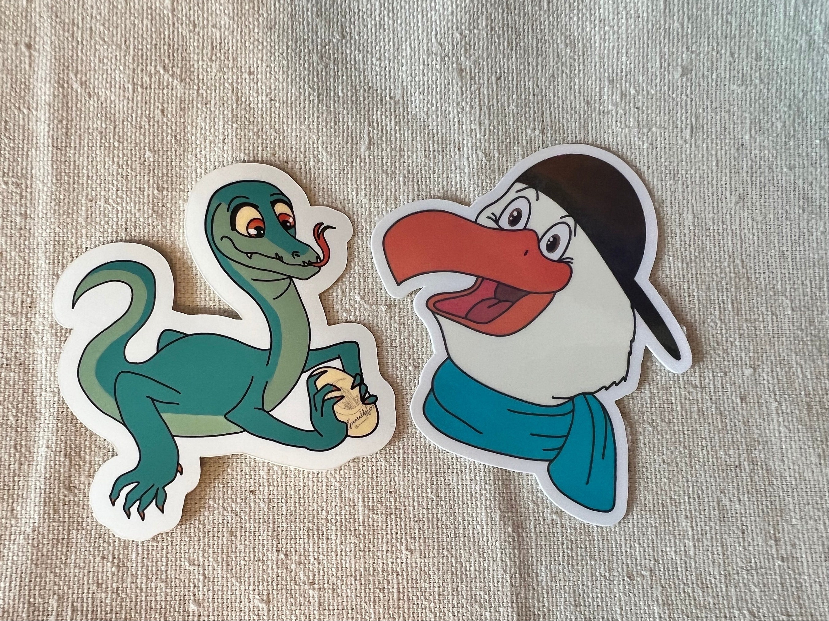The Rescuers Down Under 3 Inch Stickers Bianca & Bernard, Wilbur, and ...