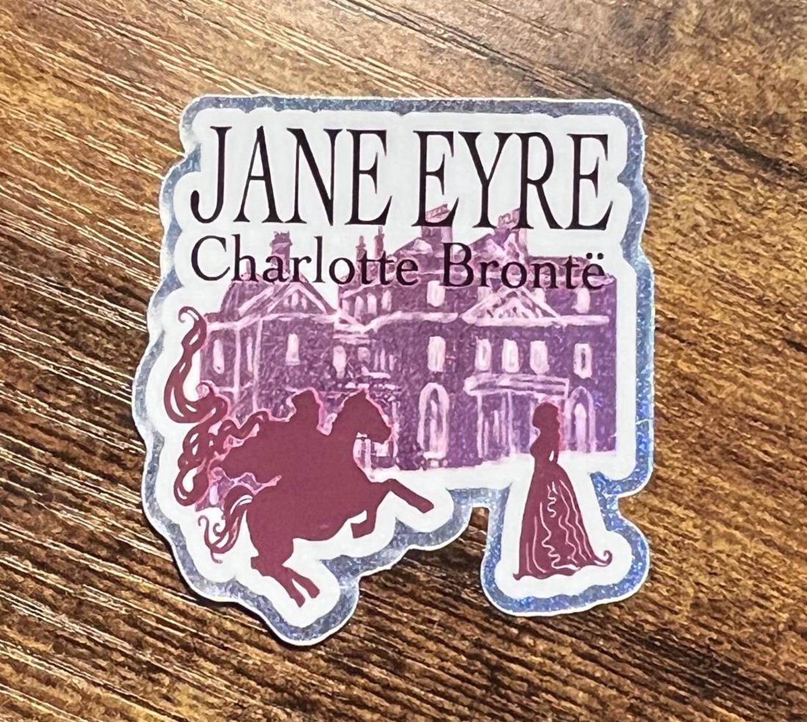Jane Eyre Holographic Sticker Book Sticker Hydroflask Decal Waterbottle ...