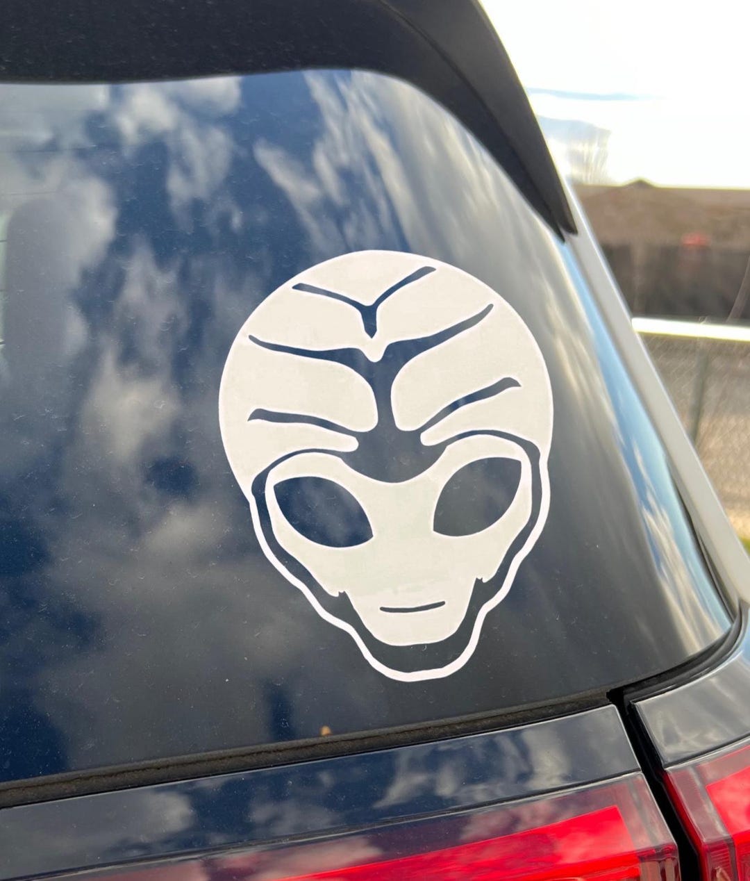 Alien Holographic Sticker: Waterproof Vinyl Decal for Car, Laptop ...