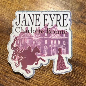 Jane Eyre Holographic Sticker Book Sticker Hydroflask Decal Waterbottle ...