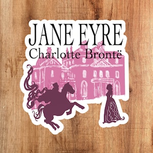 Jane Eyre Holographic Sticker Book Sticker Hydroflask Decal Waterbottle ...
