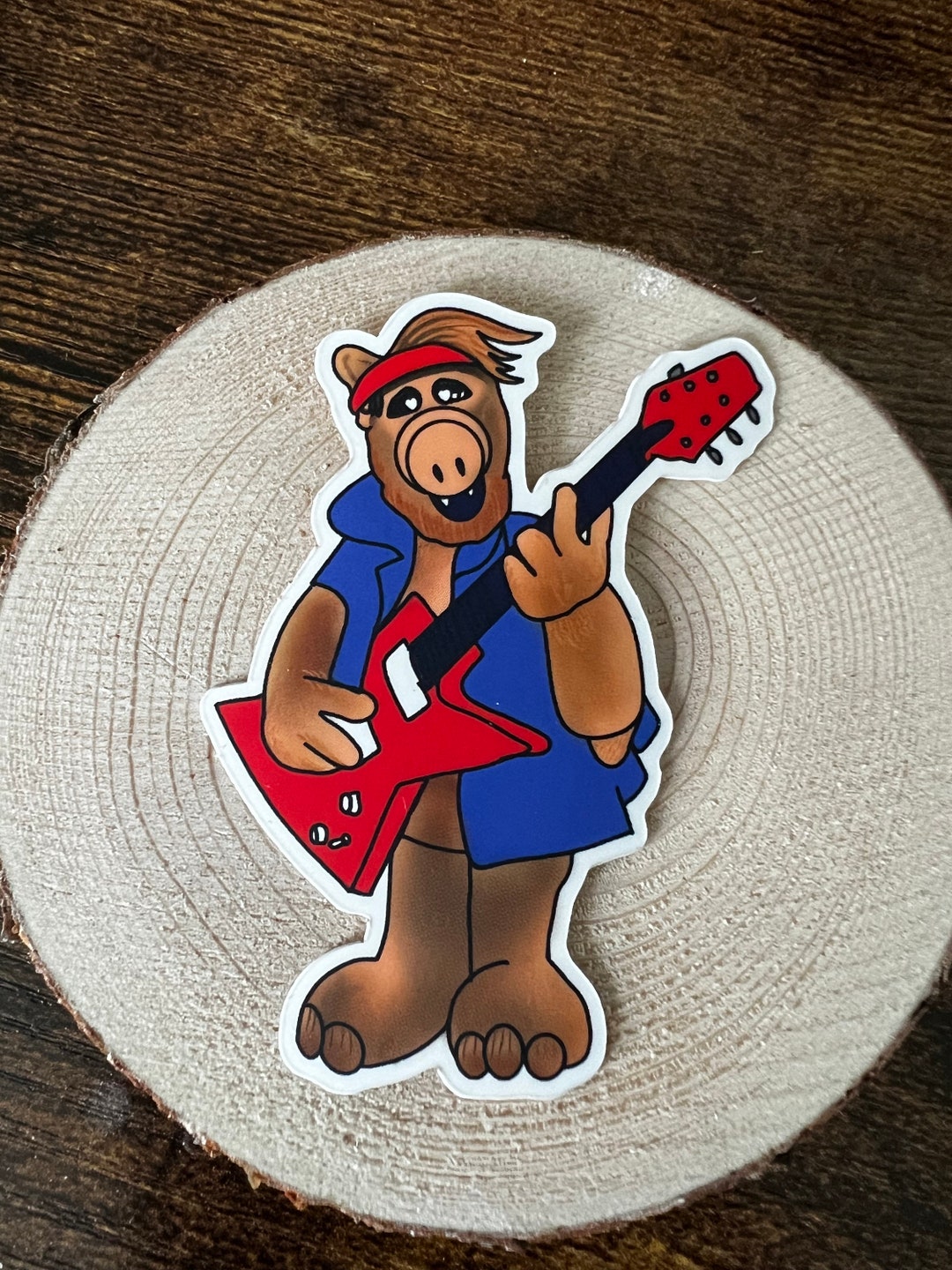 Rockstar Alf Sticker Waterproof Decal Alien Vinyl - Etsy