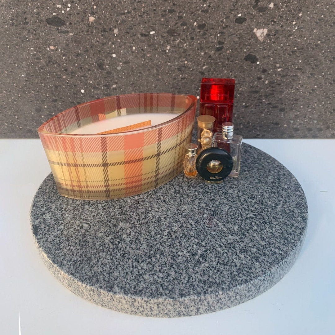 Granite Lazy Susan Turntable, Gray Oxford 12 round - Etsy