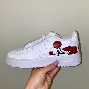 Red Rose Air Force 1 - Etsy