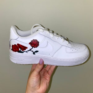 Red Rose Air Force 1 - Etsy