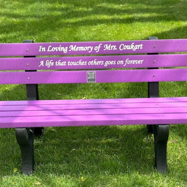 Memorial Bench Outdoor - Etsy